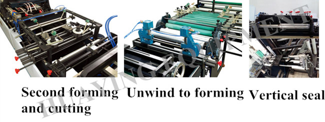 Laminated Plastic Bag Cutting Machine , Plastic Bag Making Machine With ...