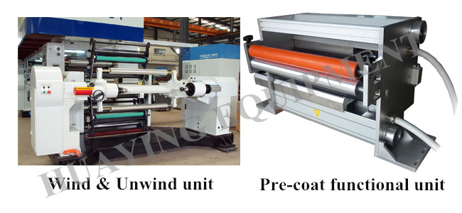 Two Motor Drive Laminating Coating Machine For Producing Release Paper